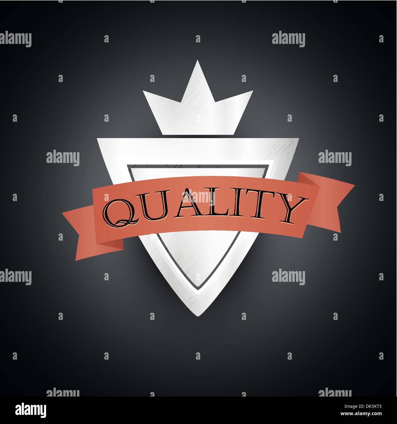 Vintage Silver Styled Premium Quality Label Stock Vector Image & Art ...