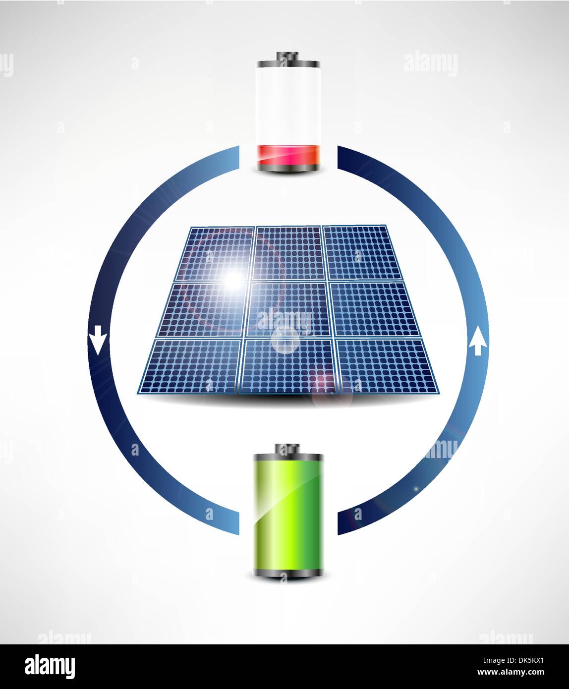 Solar panel vector. Electricity Environmental Concept Stock Vector ...
