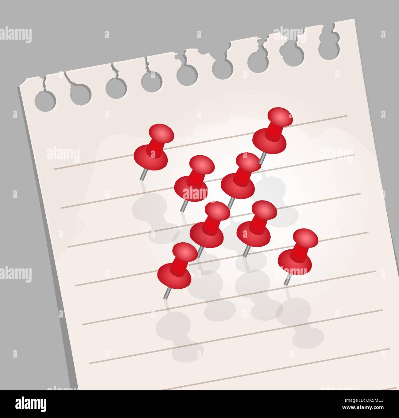 Open notepad square paper Stock Vector Images - Alamy