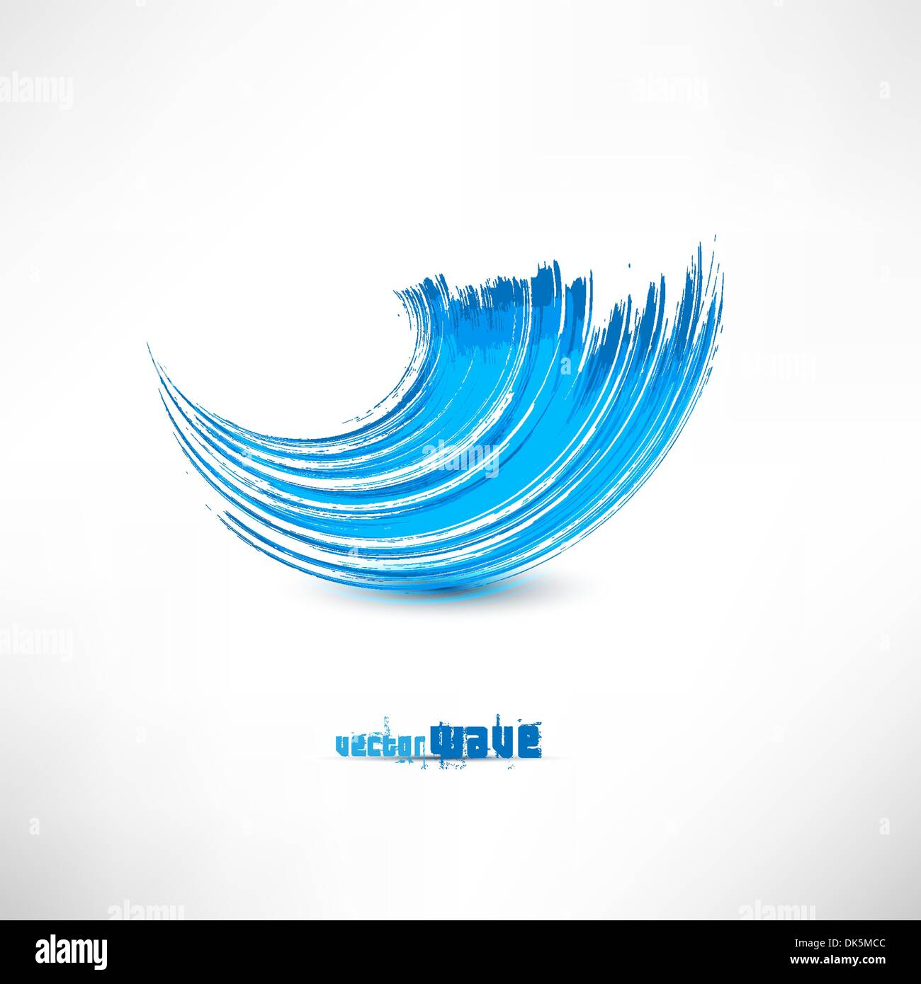 Blue wave sign Stock Vector Image & Art - Alamy