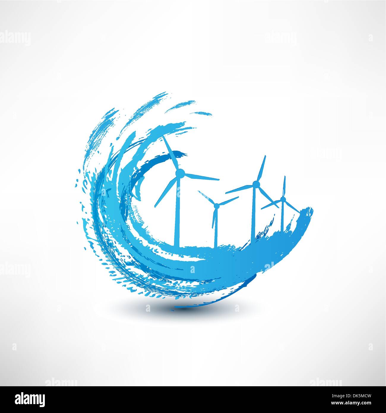 vector wind turbines concept Stock Vector Image & Art - Alamy