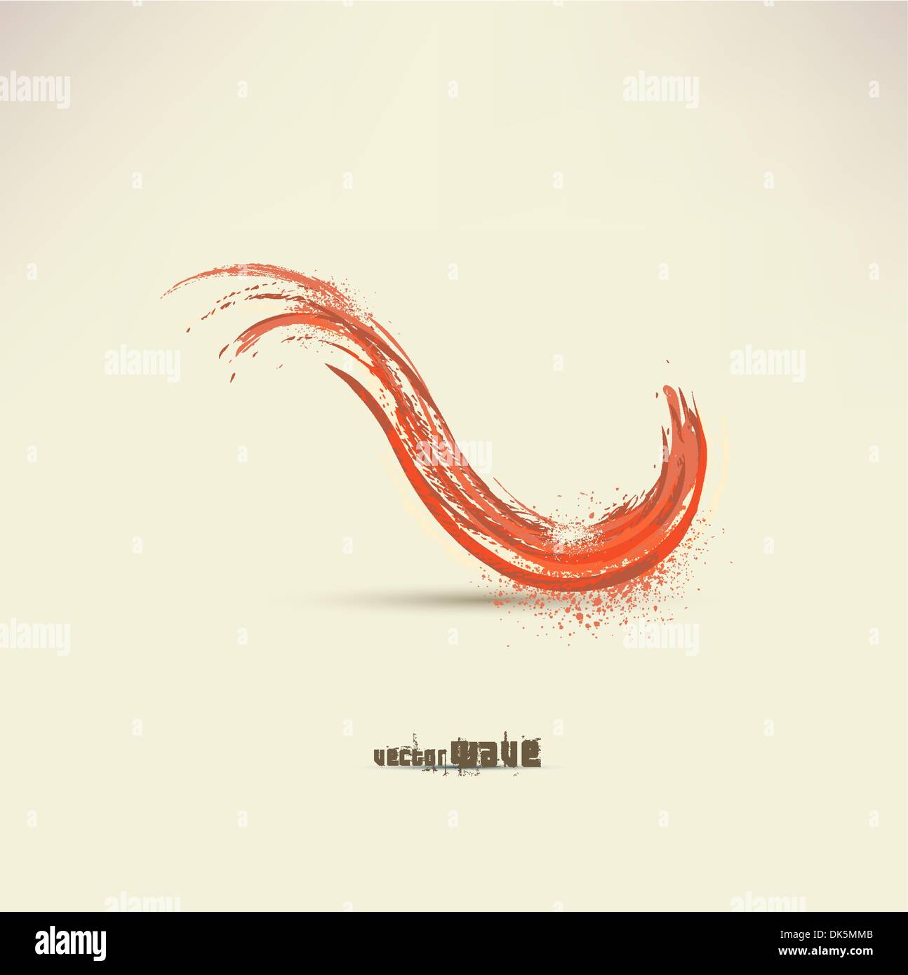 Red wave sign Stock Vector Image & Art - Alamy