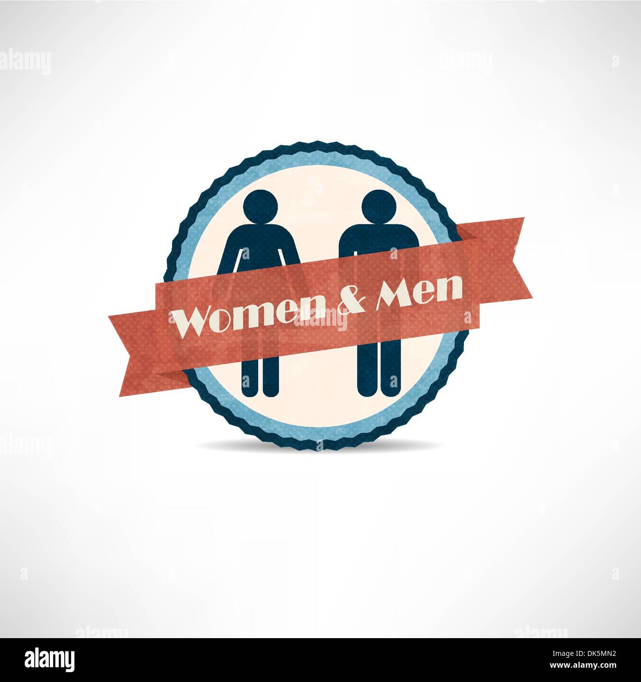 vintage retro Women & Men labels Stock Vector Image & Art - Alamy