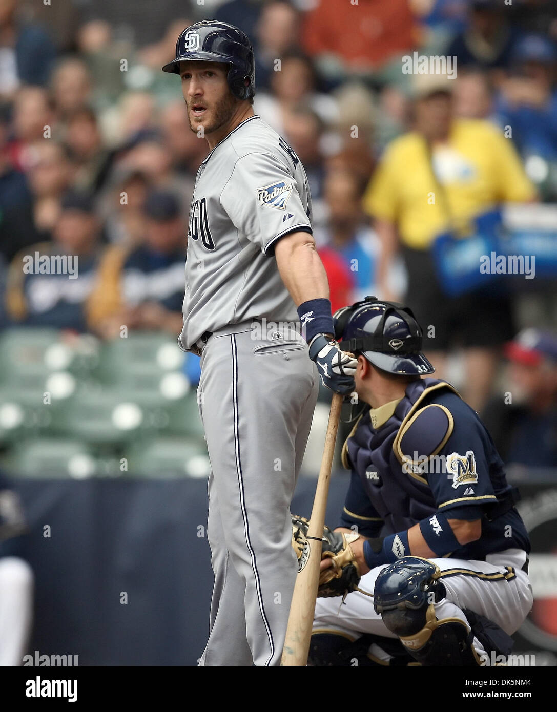 Third base coach signal hi-res stock photography and images - Alamy