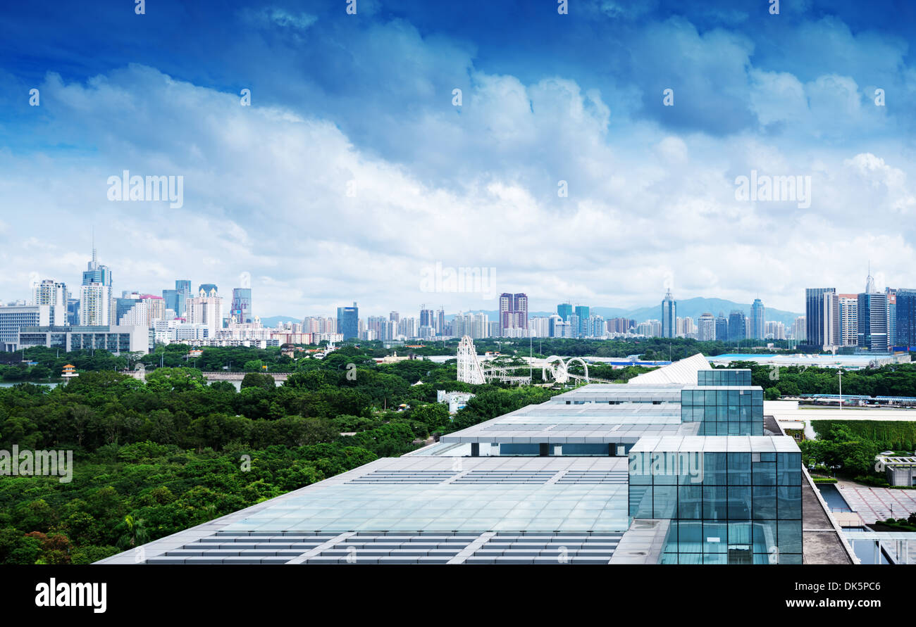 Aerial view of chinese city,shenzhen Stock Photo - Alamy