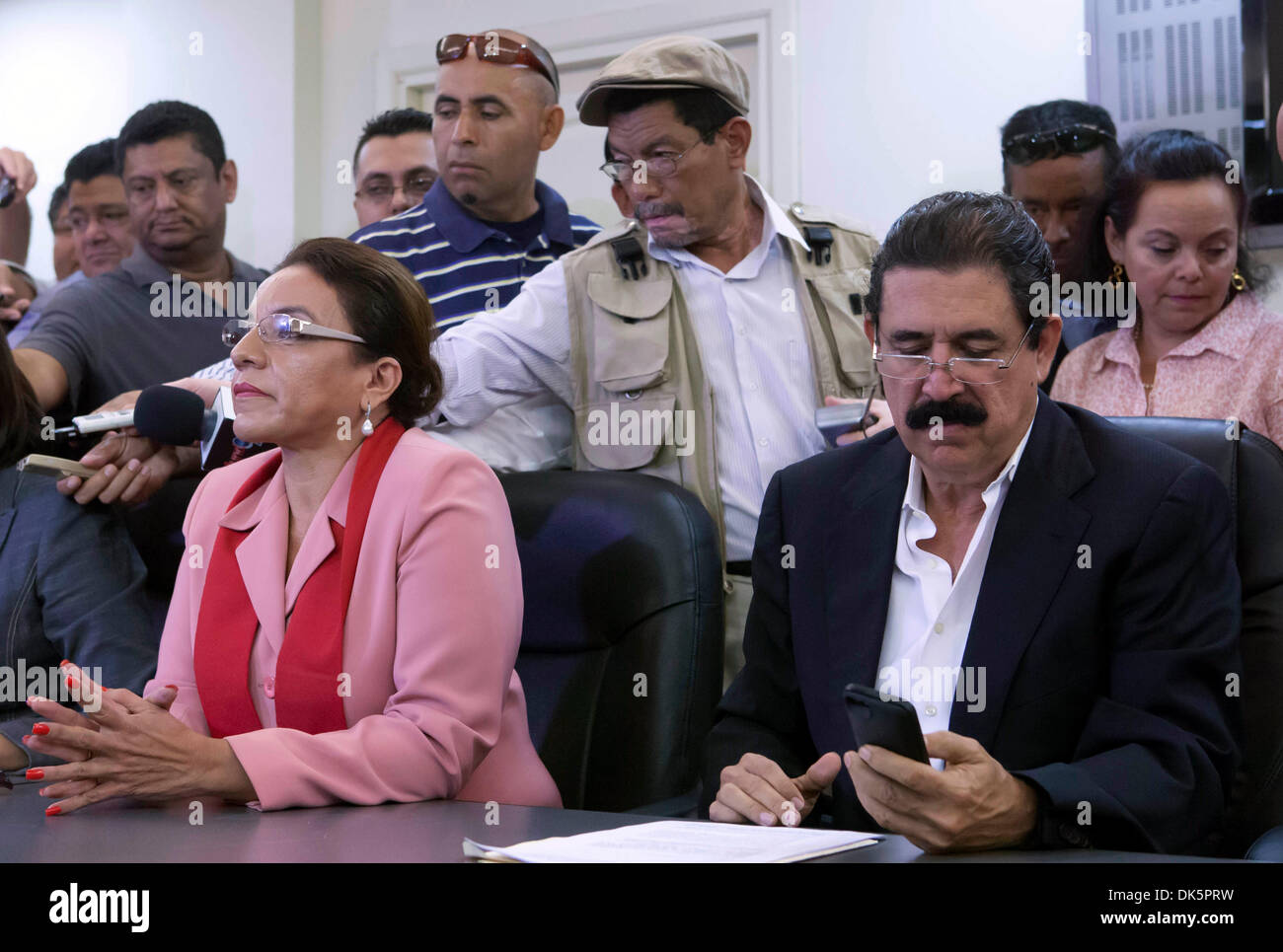 Tegucigalpa, Honduras. 2nd Dec, 2013. The Presidential candidate of the ...