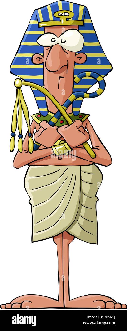 Pharaoh on a white background, vector illustration Stock Vector Image ...