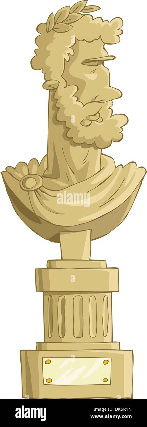 Sculpture man head on Stock Vector Images - Alamy