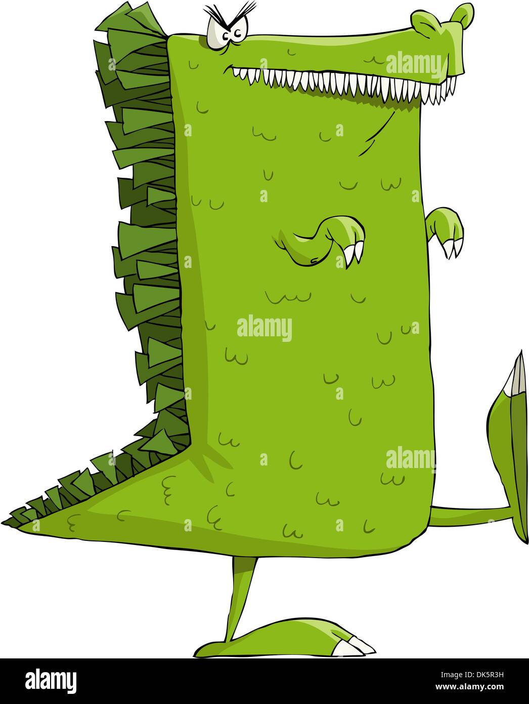 Monster on a white background, vector illustration Stock Vector Image ...