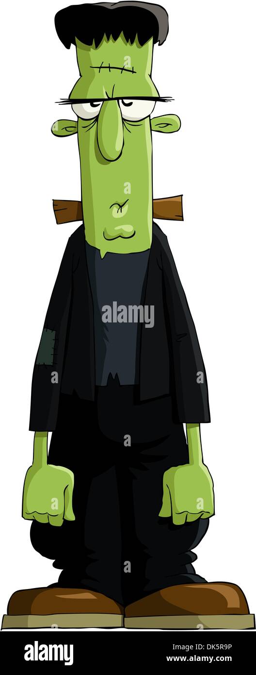 Frankenstein's monster on a white background, vector Stock Vector Image ...