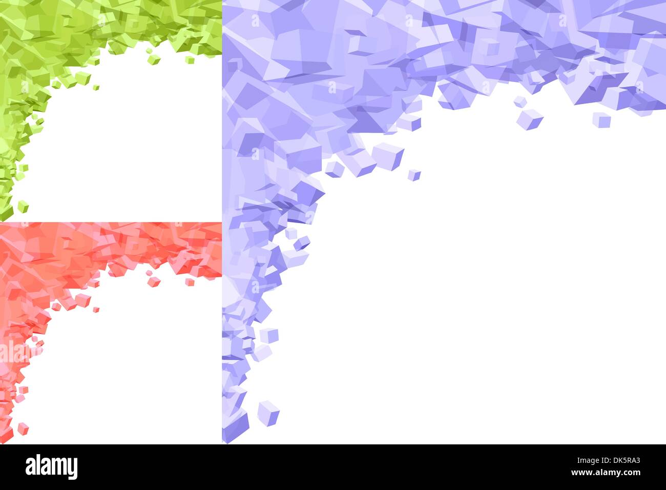 Geometric background in three colors, vector illustration Stock Vector ...