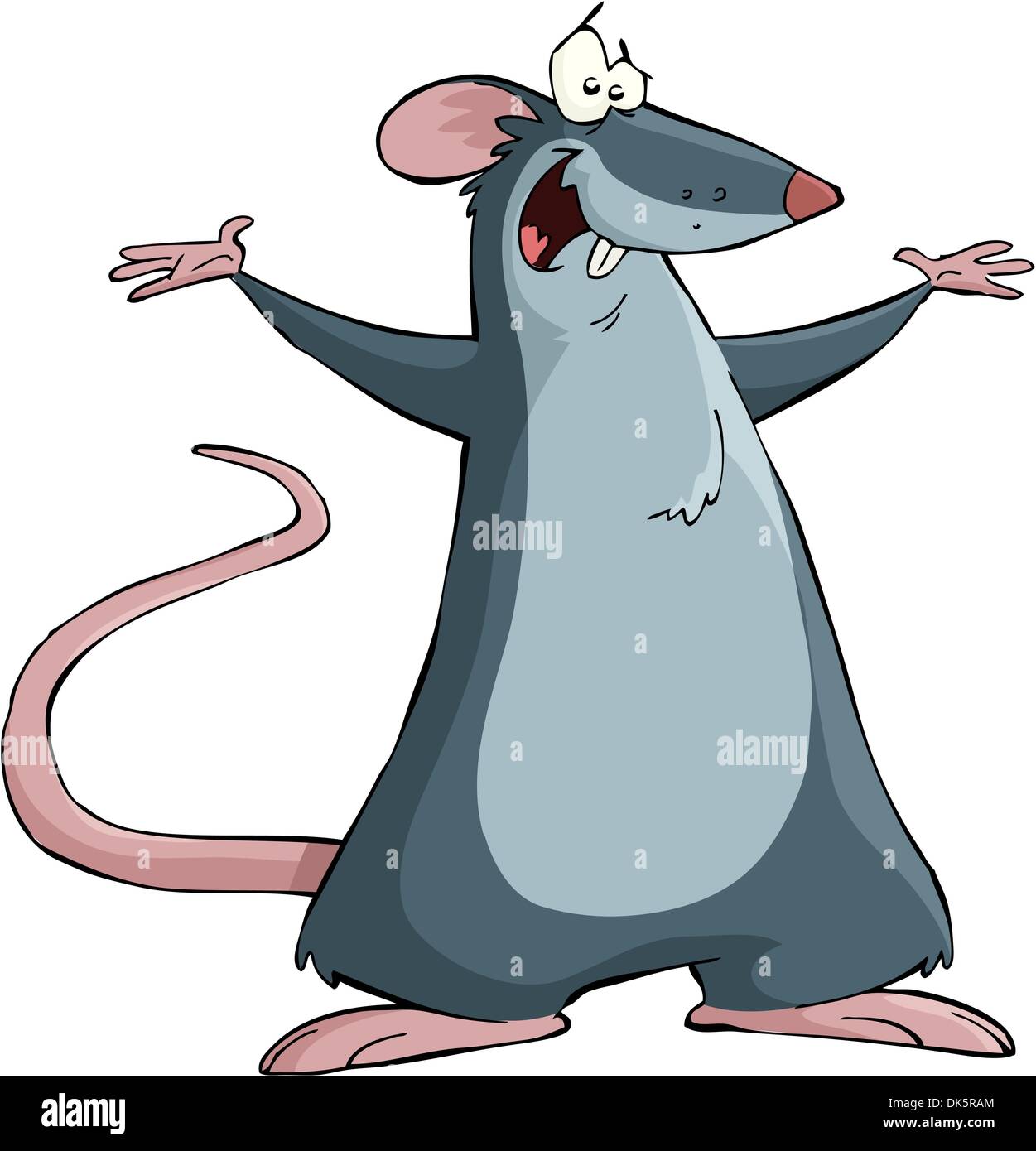 Mouse on a white background, vector illustration Stock Vector Image ...