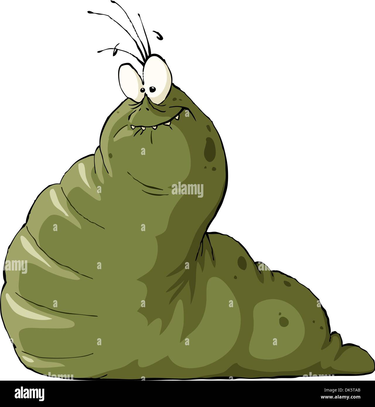 Slug on a white background, vector illustration Stock Vector Image ...