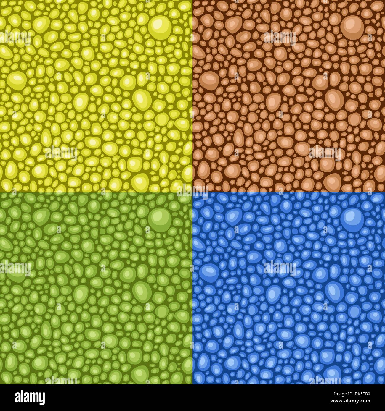 Seamless background with cartoon bubbles, vector illustration Stock ...