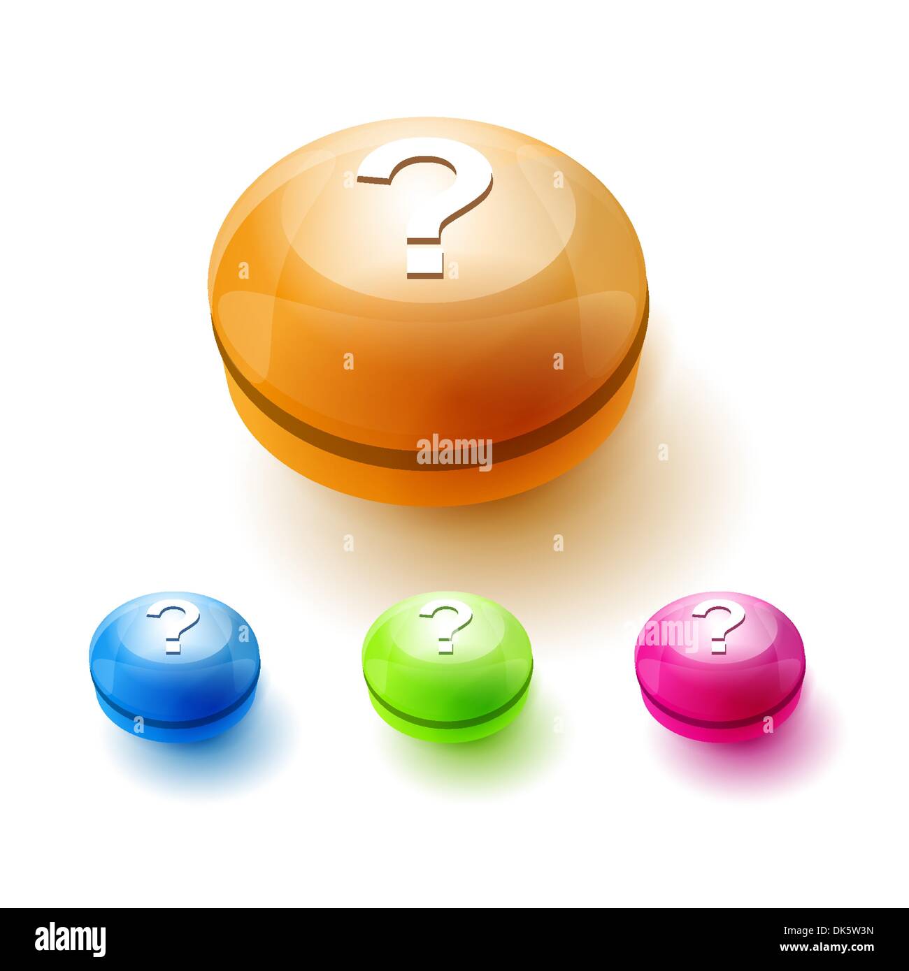 Question mark button Stock Vector Image & Art - Alamy