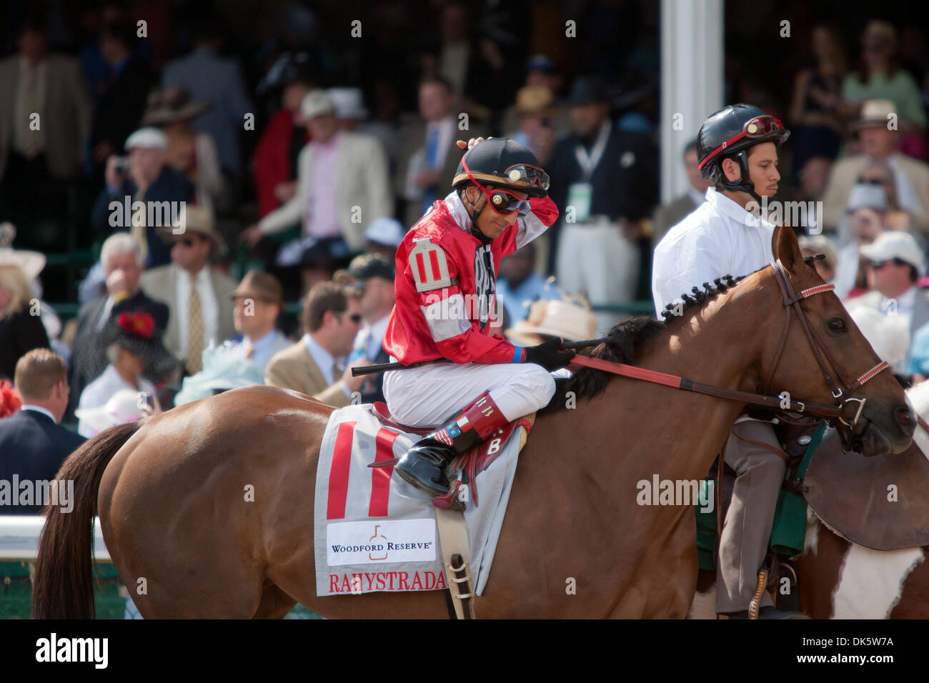 May 7, 2011 - Louisville, Kentucky, U.S - Jockey Rafael Bejarano aboard ...