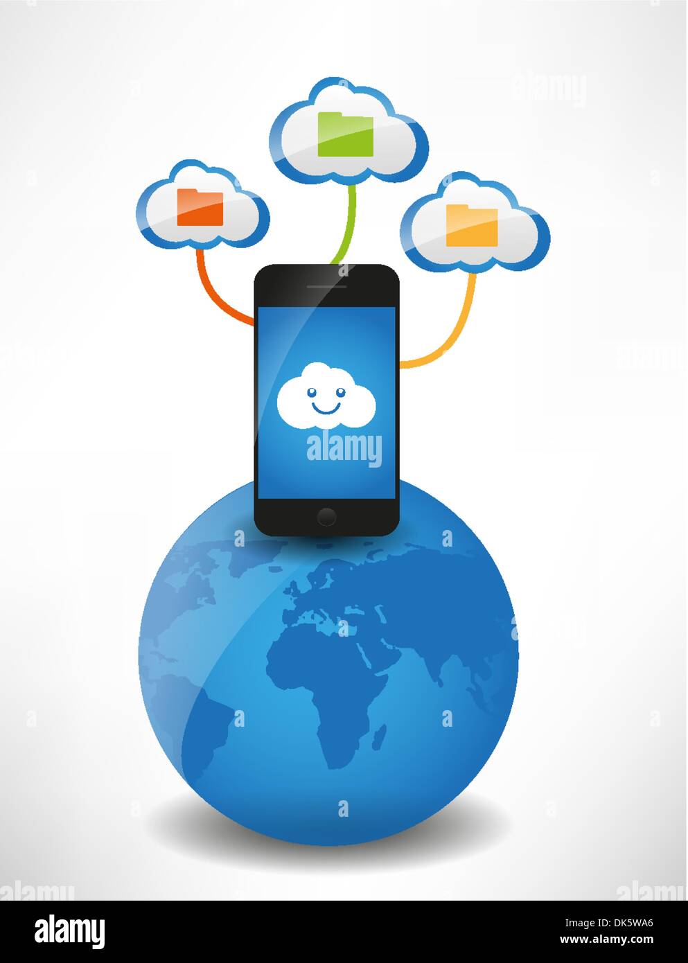 Clouds illustration diagram Stock Vector Images - Alamy