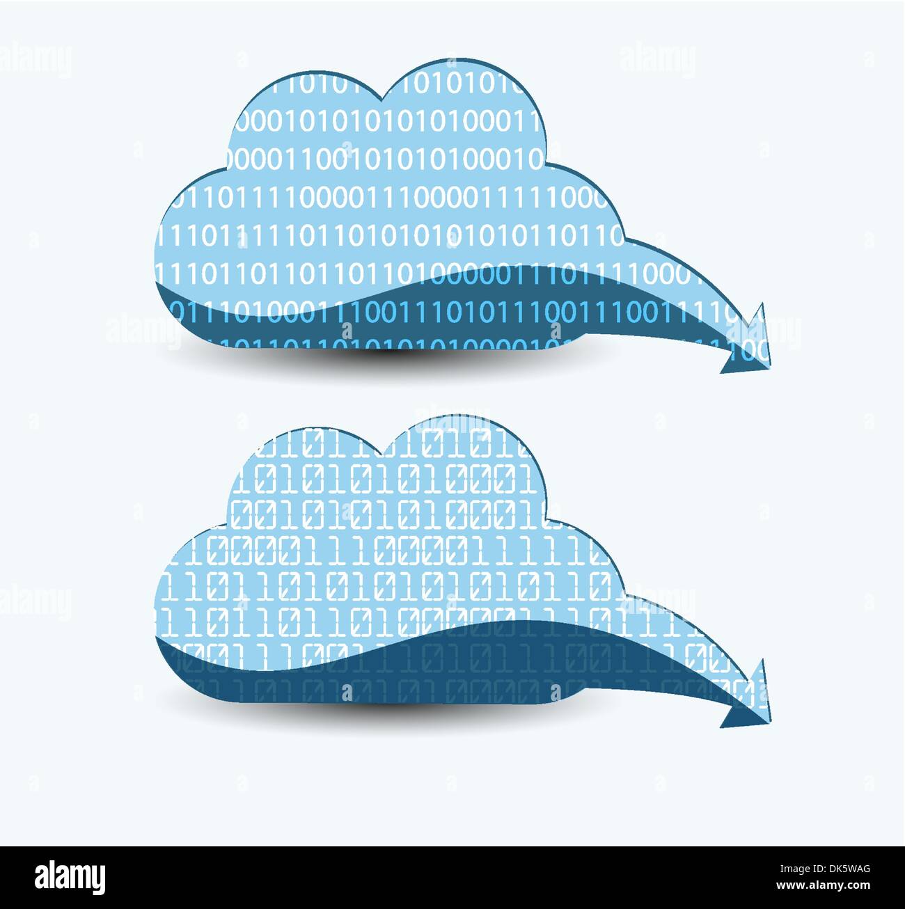 Cloud computing. The concept of storing and transmitting information, media content Stock Vector ...