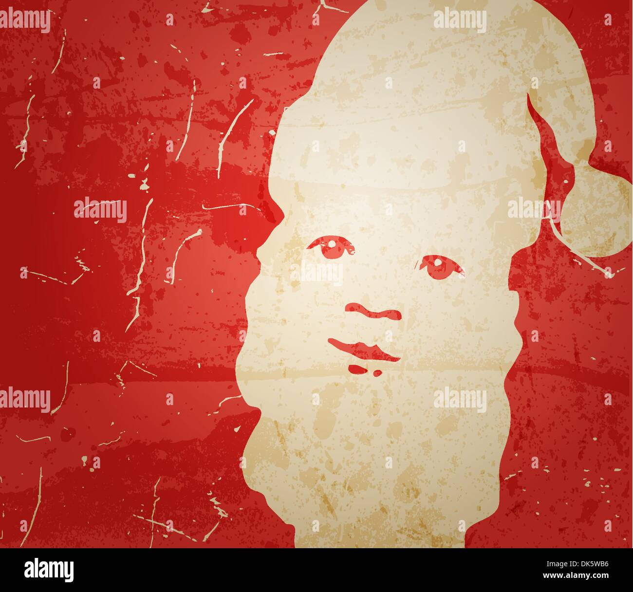 Santa Claus. Portrait on grunge background Stock Vector Image & Art - Alamy