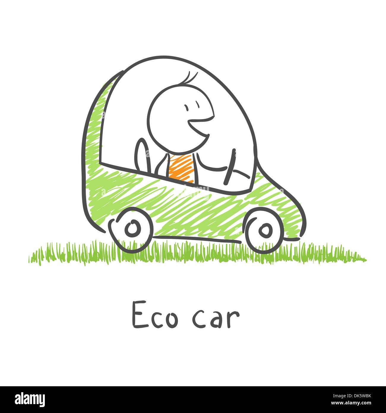 Eco friendly car Stock Vector Image & Art - Alamy