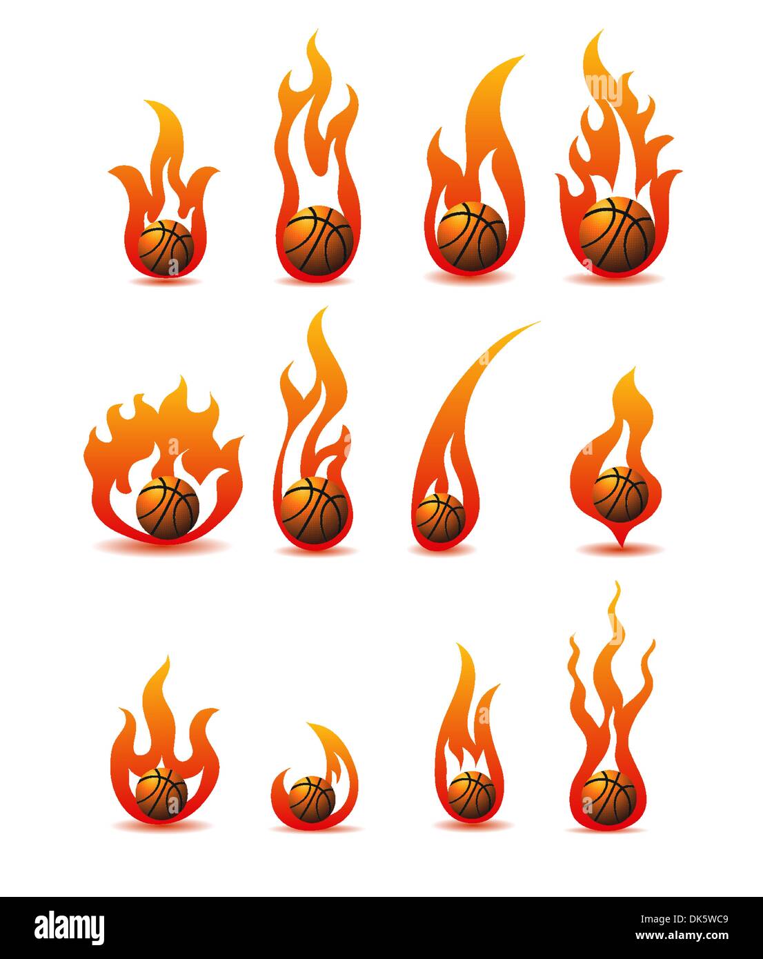 Cartoon flaming banner hi-res stock photography and images - Alamy