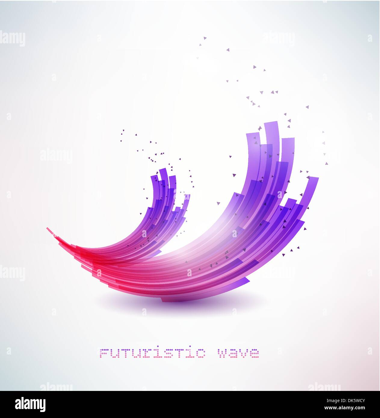 futuristic wave sign Stock Vector Image & Art - Alamy