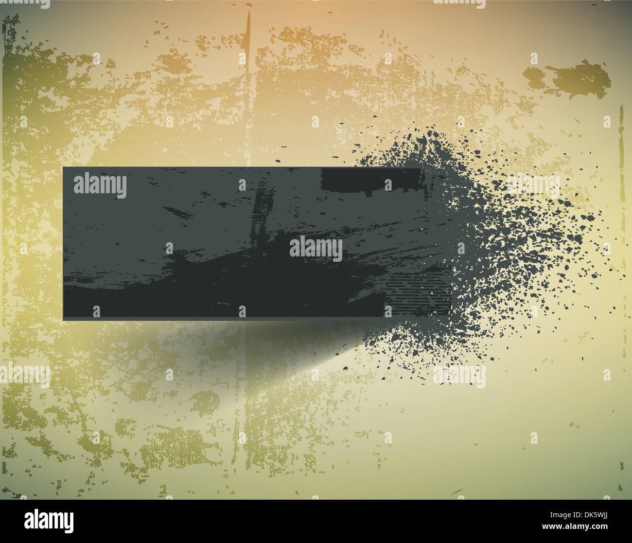 Dark grunge ink splash banner Stock Vector Image & Art - Alamy