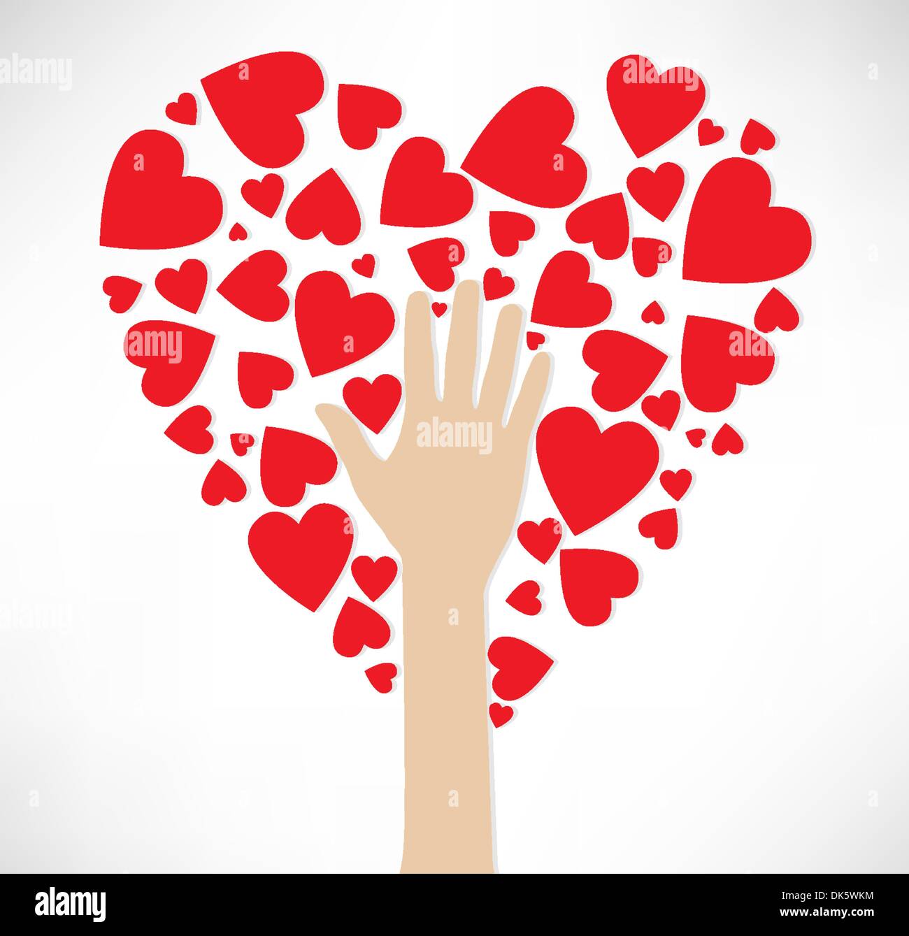 Hand made twig heart hi-res stock photography and images - Alamy