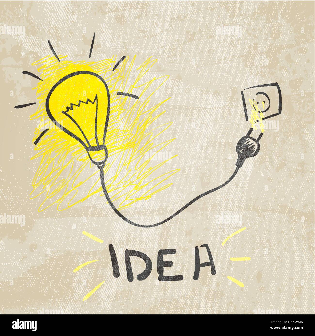 Innovative lamp. idea concept Stock Vector Image & Art - Alamy