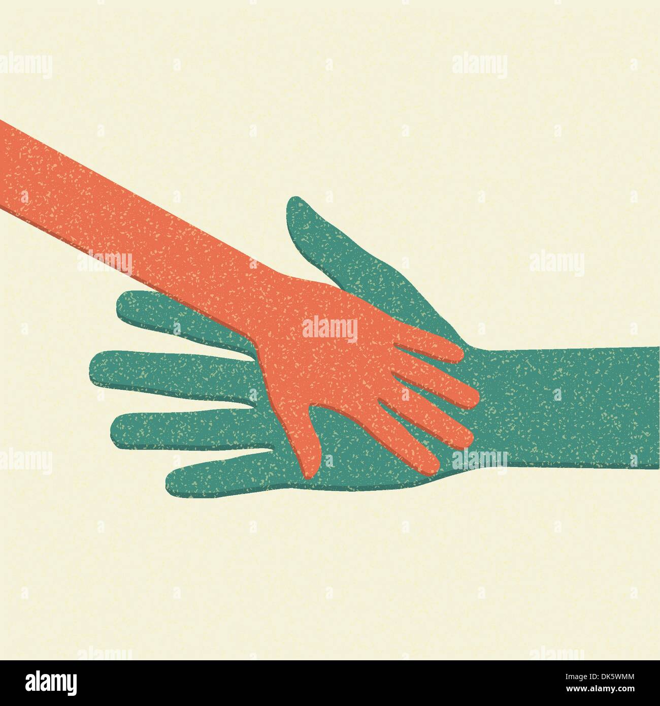 Helping hands care home Stock Vector Images - Alamy