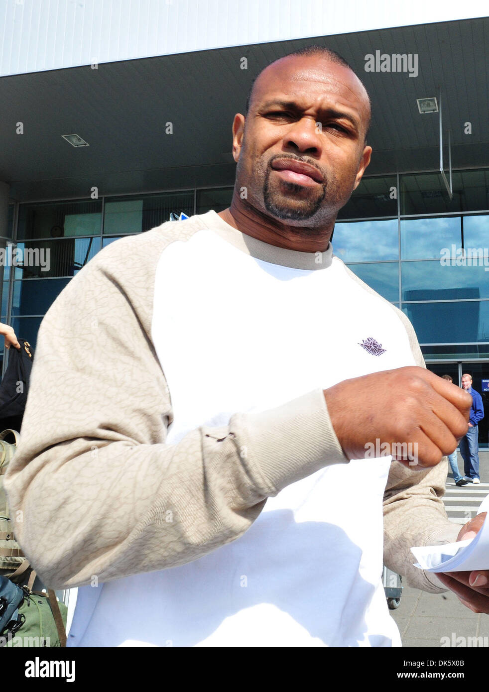 May 13, 2011 - Moscow, Russia - American Boxer ROY JONES arrives in ...