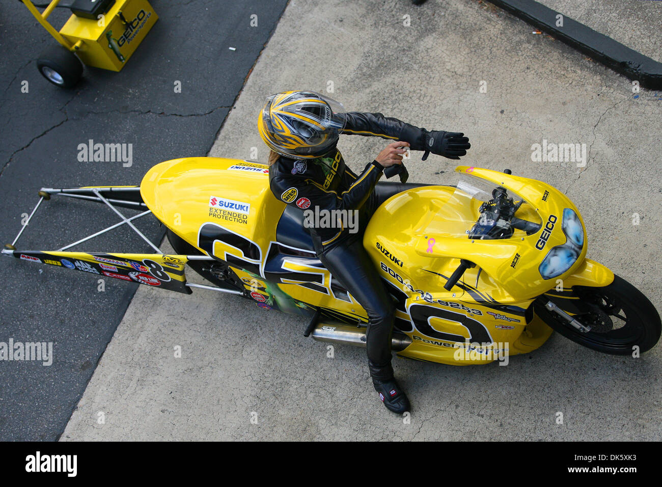 May 15, 2011 - Commerce, Georgia, U.S - Pro Stock Motorcycle driver ...