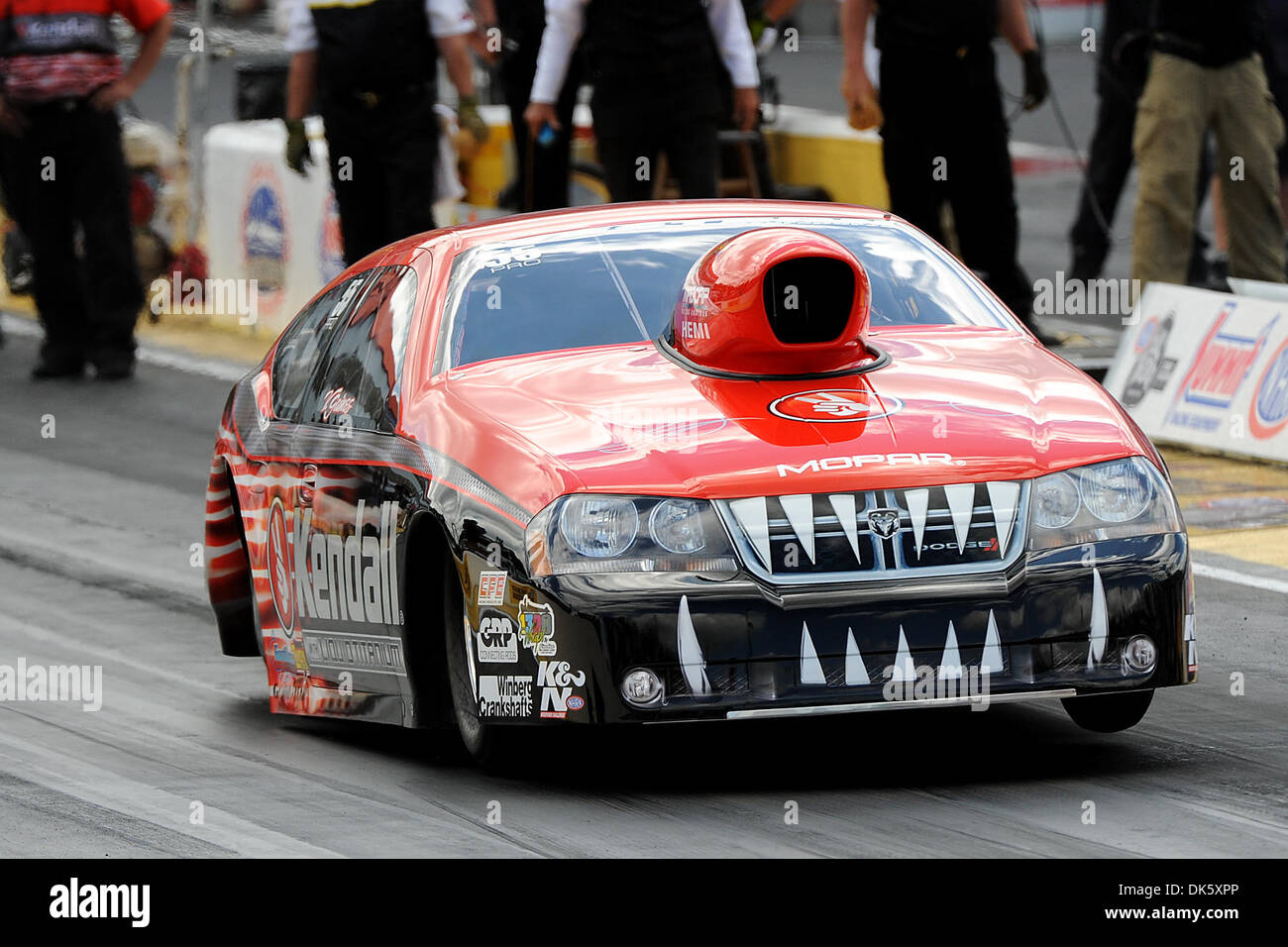 May 15, 2011 - Commerce, Georgia, U.S - Pro Stock driver V Gaines in ...