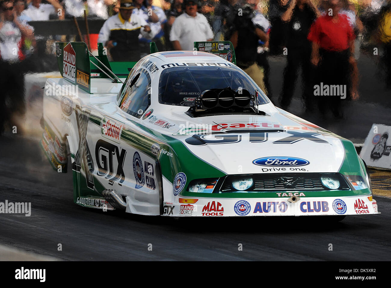 May 15, 2011 - Commerce, Georgia, U.S - Funny car Driver Mike Neff ...