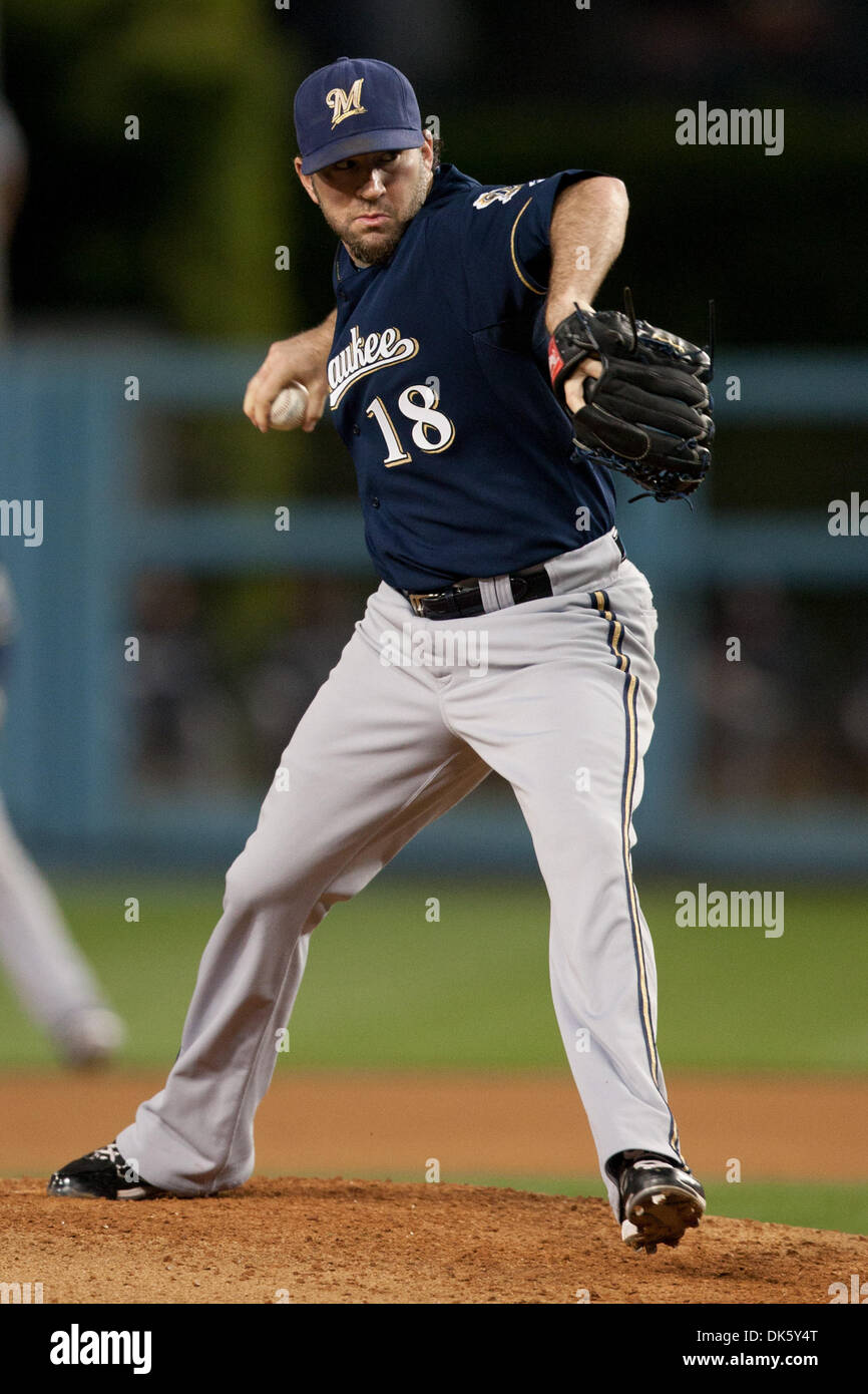 May 16, 2011 - Los Angeles, California, U.S - Milwaukee Brewers ...