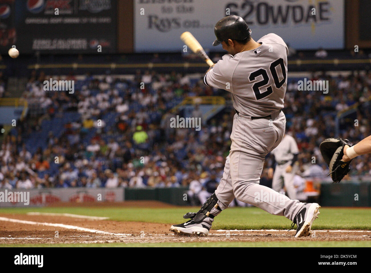 May 17, 2011 - St.Petersburg, Florida, U.S - New York Yankees catcher ...