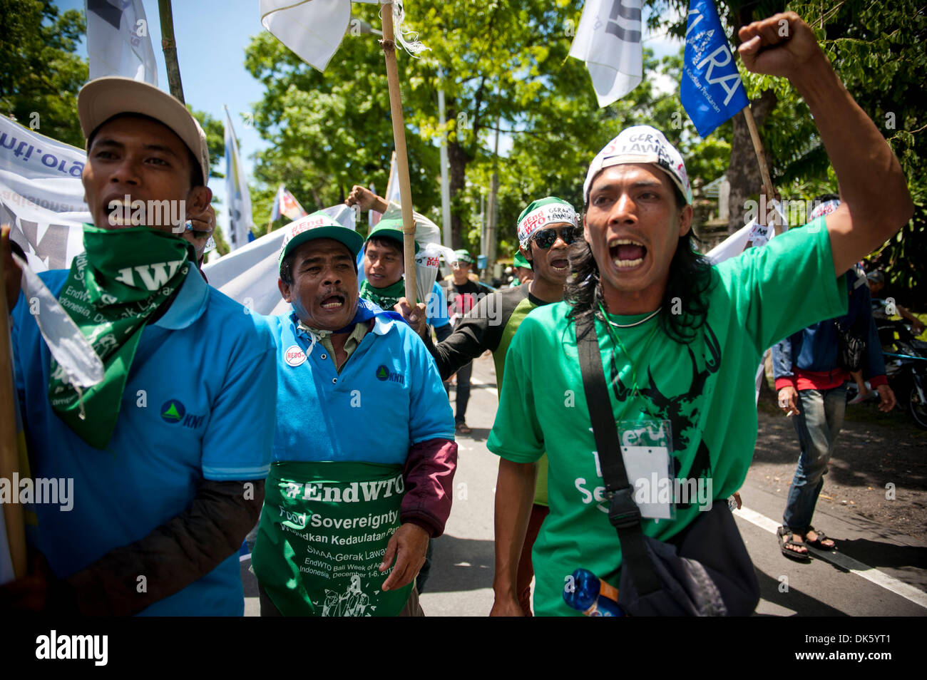 Bali, Indonesia. 3rd Dec, 2013. People attend a demonstration ...