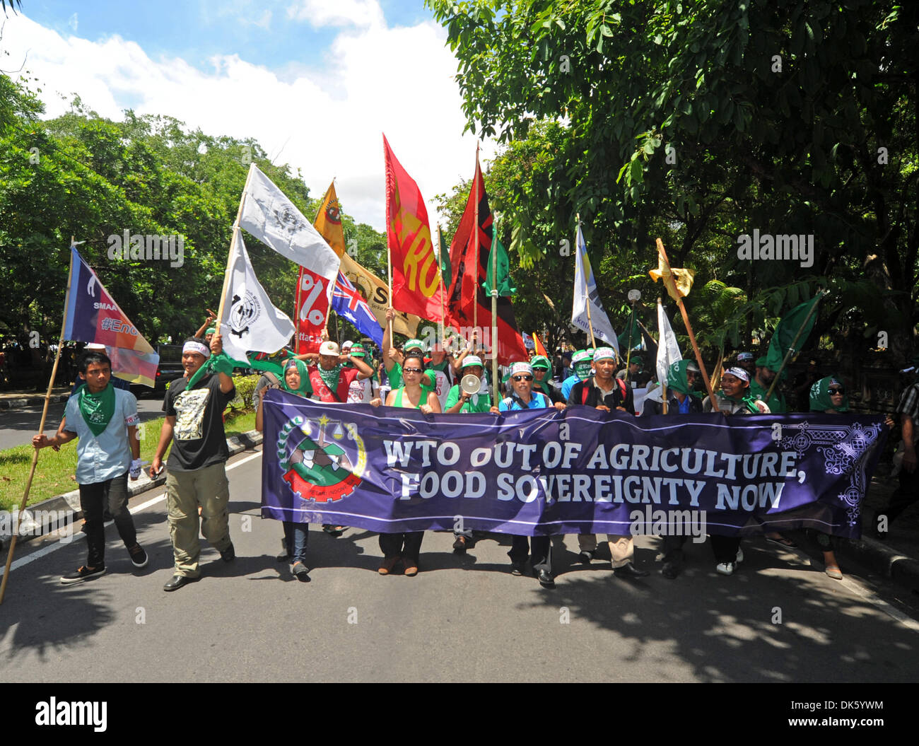 Bali, Indonesia. 3rd Dec, 2013. People attend a demonstration ...