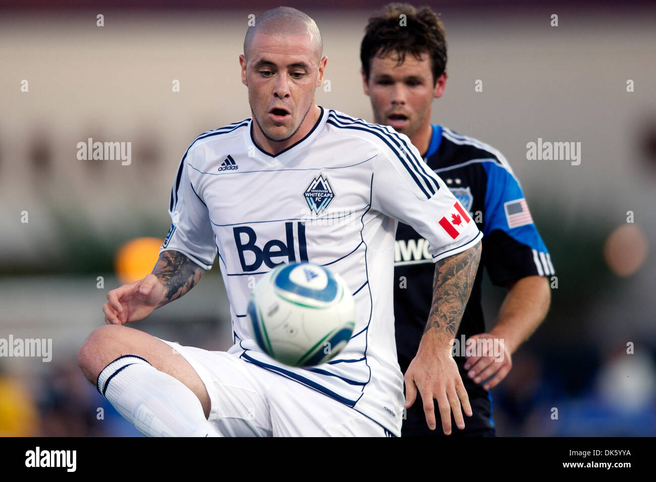 July 20, 2011 - Santa Clara, California, U.S - Whitecaps forward Eric ...