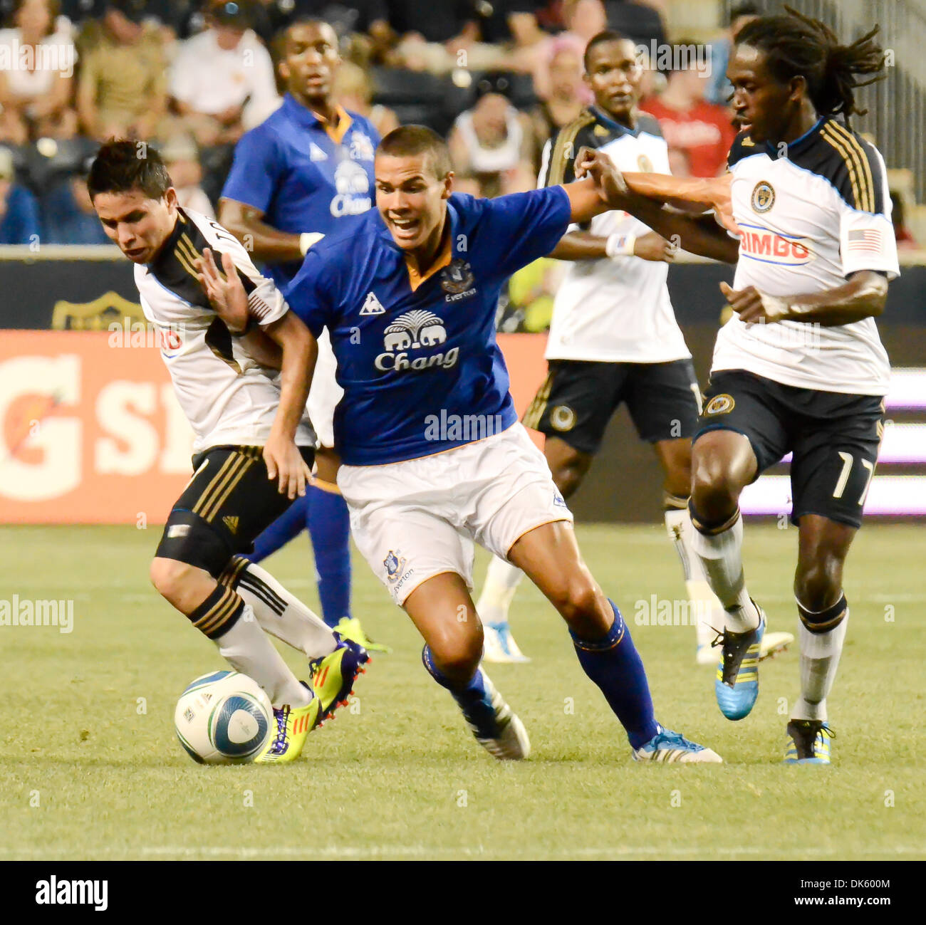 July 20, 2011 - Chester, PA, USA - Philadelphia Union's ROGER TORRES ...