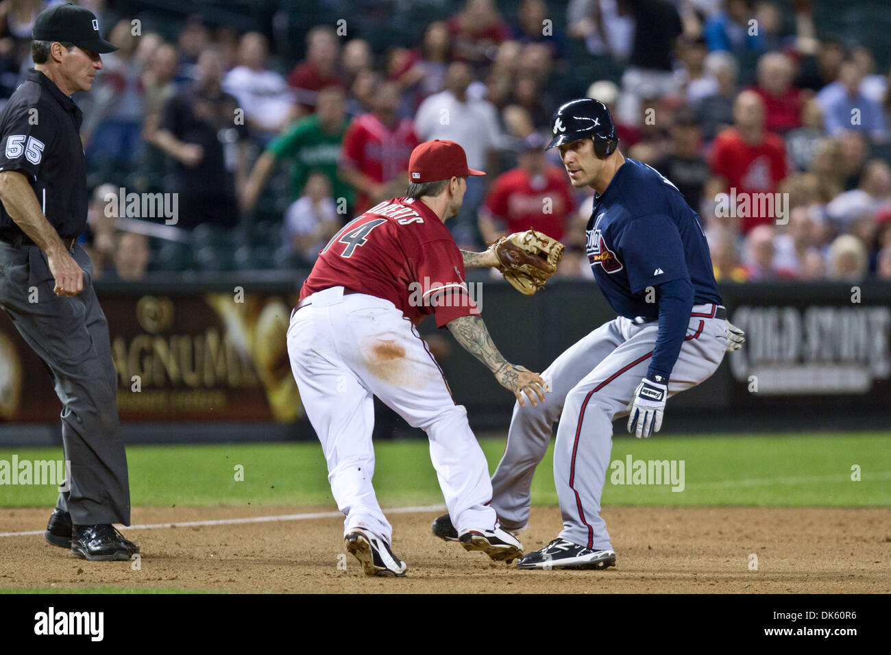 May 18, 2011 - Phoenix, Arizona, U.S - Arizona Diamondbacks third ...