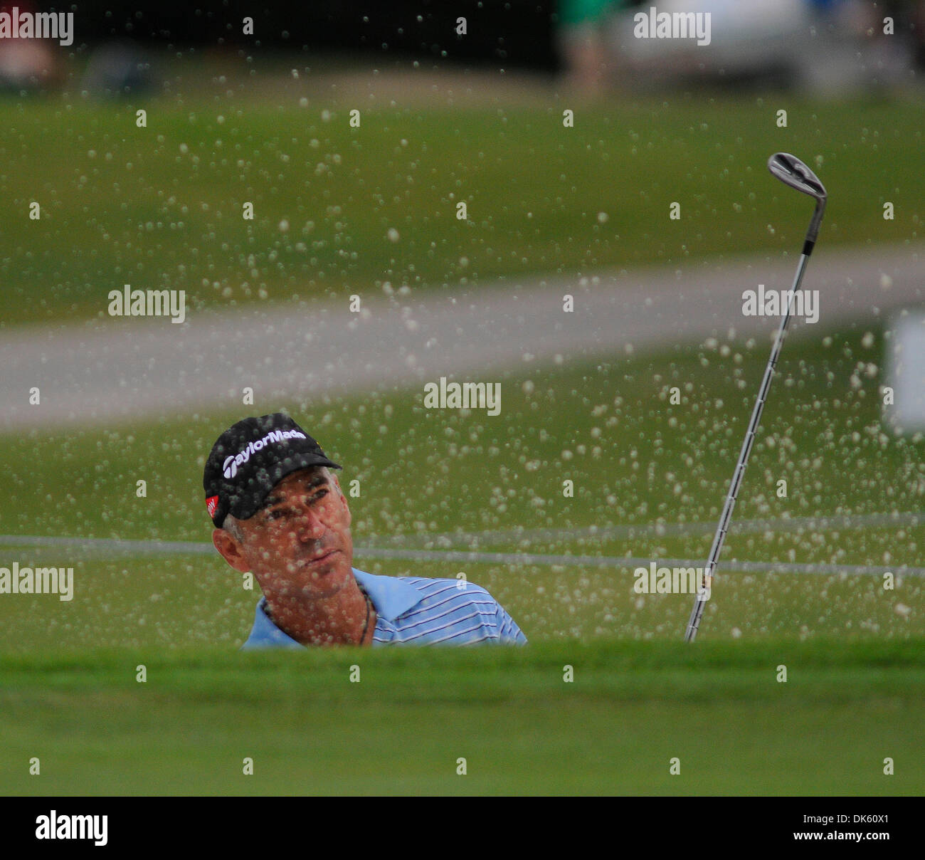 May 19, 2011 - Fort Worth, Texas, USA - 5/19/2011. COREY PAVIN watches ...