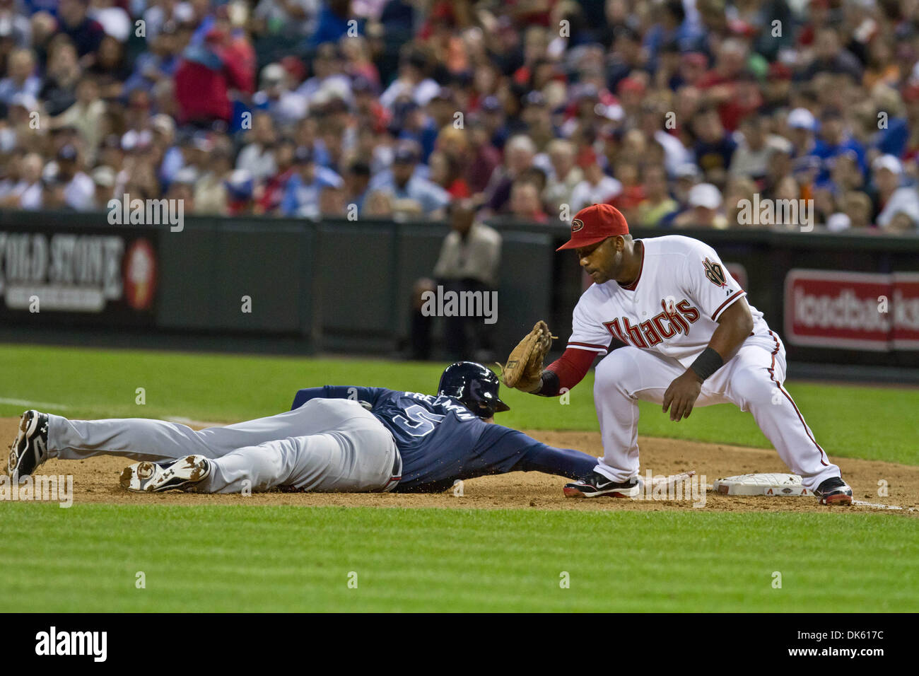 May 19, 2011 - Phoenix, Arizona, U.S - Atlanta Braves first baseman ...