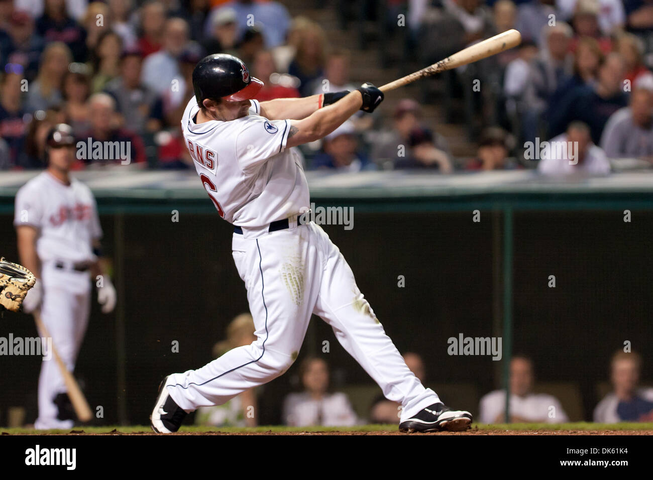 May 20, 2011 - Cleveland, Ohio, U.S - Cleveland left fielder Austin ...