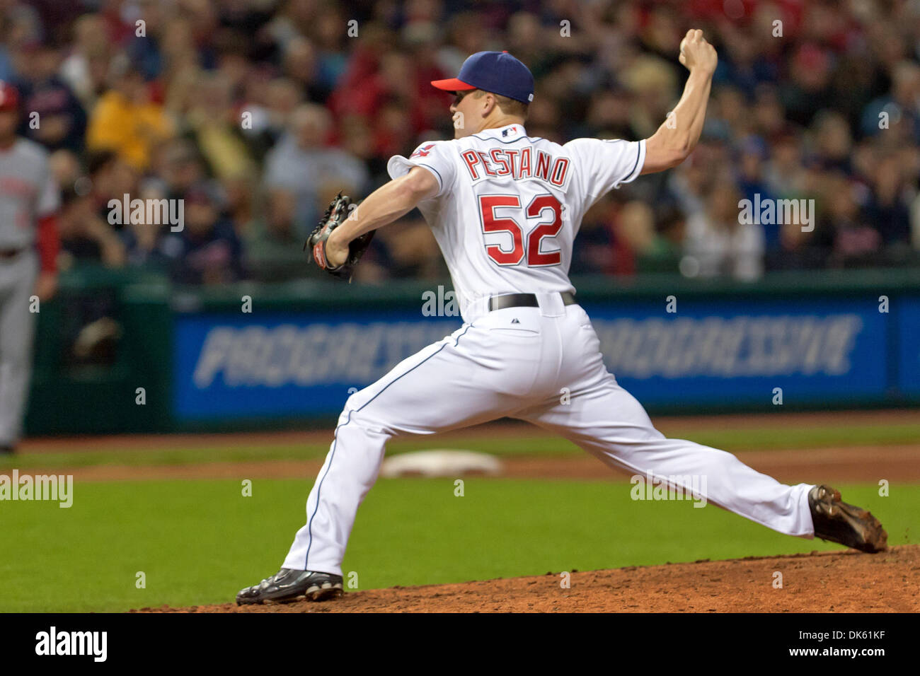 May 20, 2011 - Cleveland, Ohio, U.S - Cleveland relief pitcher Vinnie ...