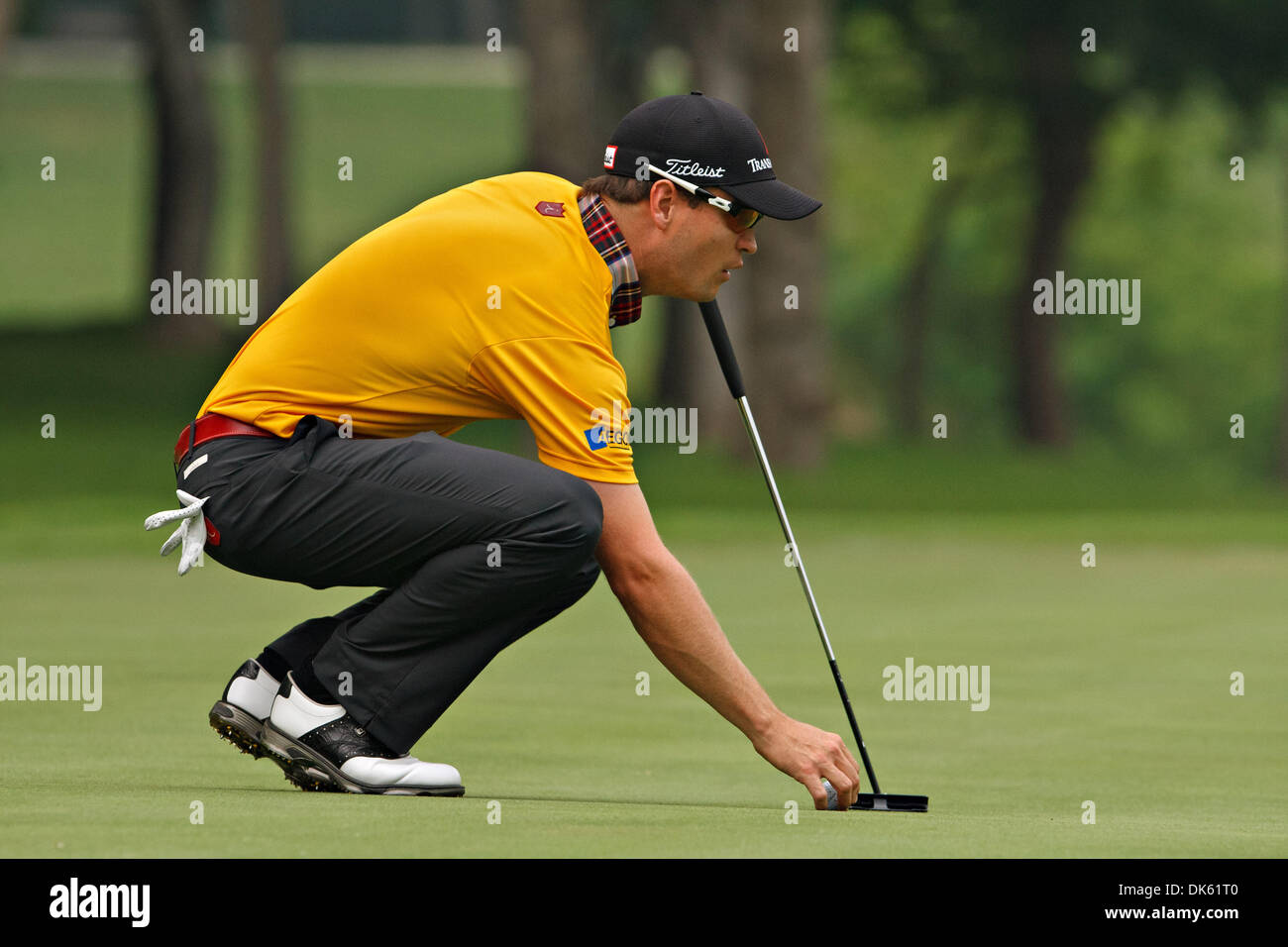 May 20, 2011 - Fort Worth, Texas, US - Last year's winner, Zach Johnson ...