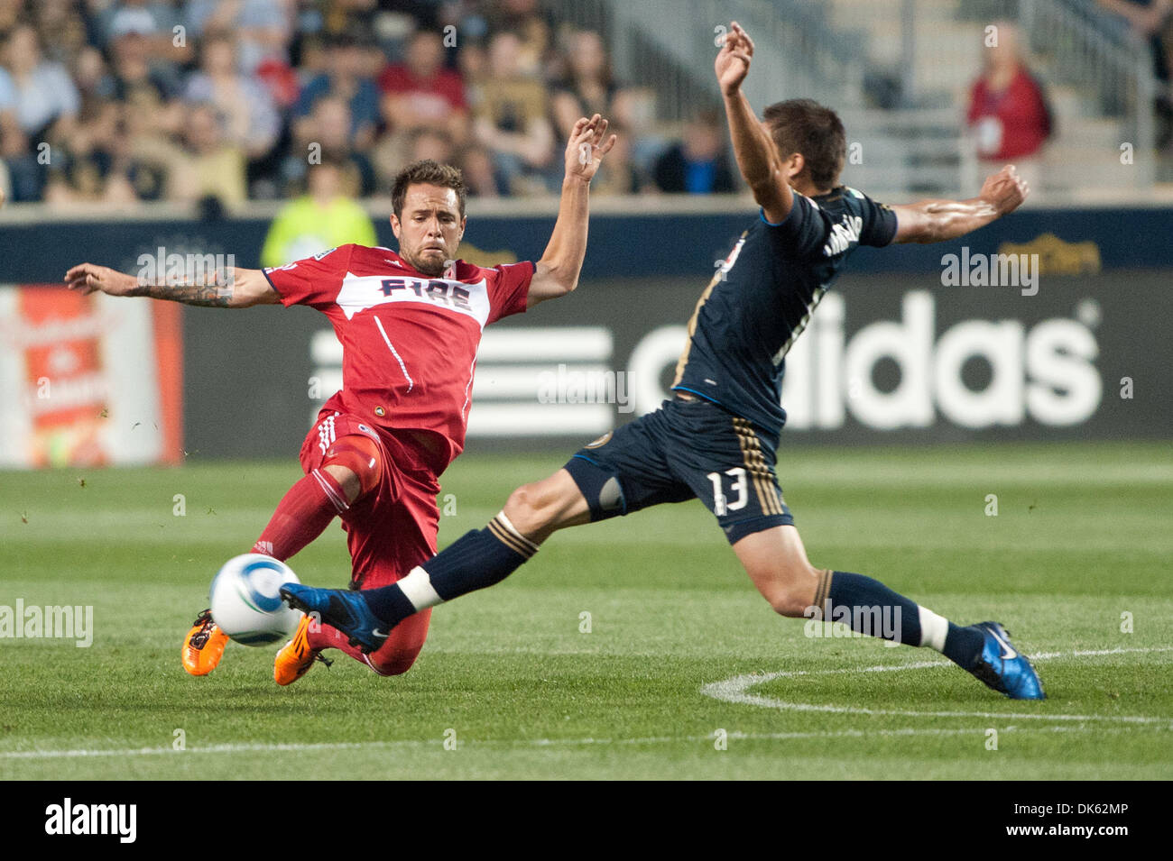 May 21, 2011 - Chester, Pennsylvania, U.S - Chicago Fire midfielder ...