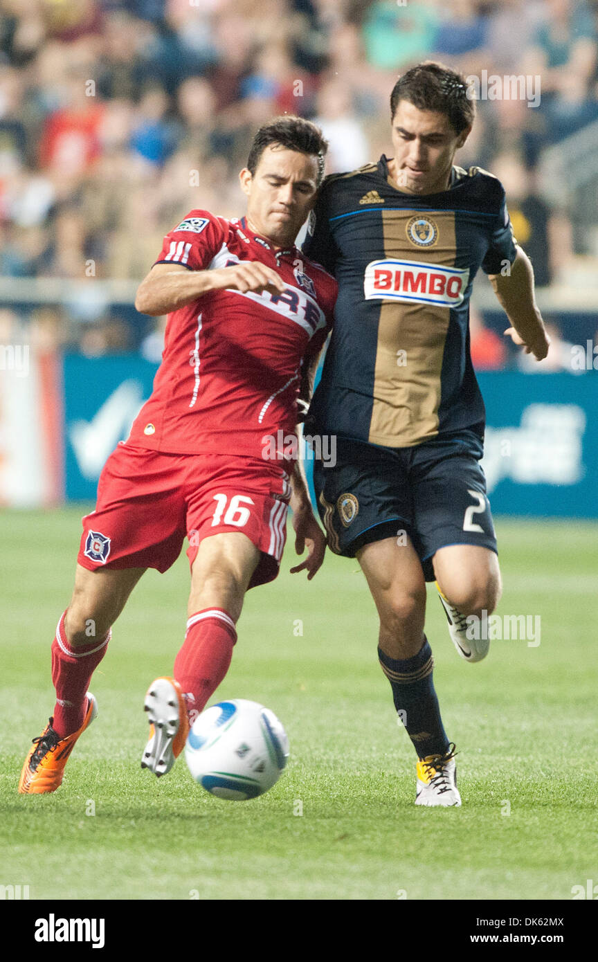 May 21, 2011 - Chester, Pennsylvania, U.S - Chicago Fire midfielder ...