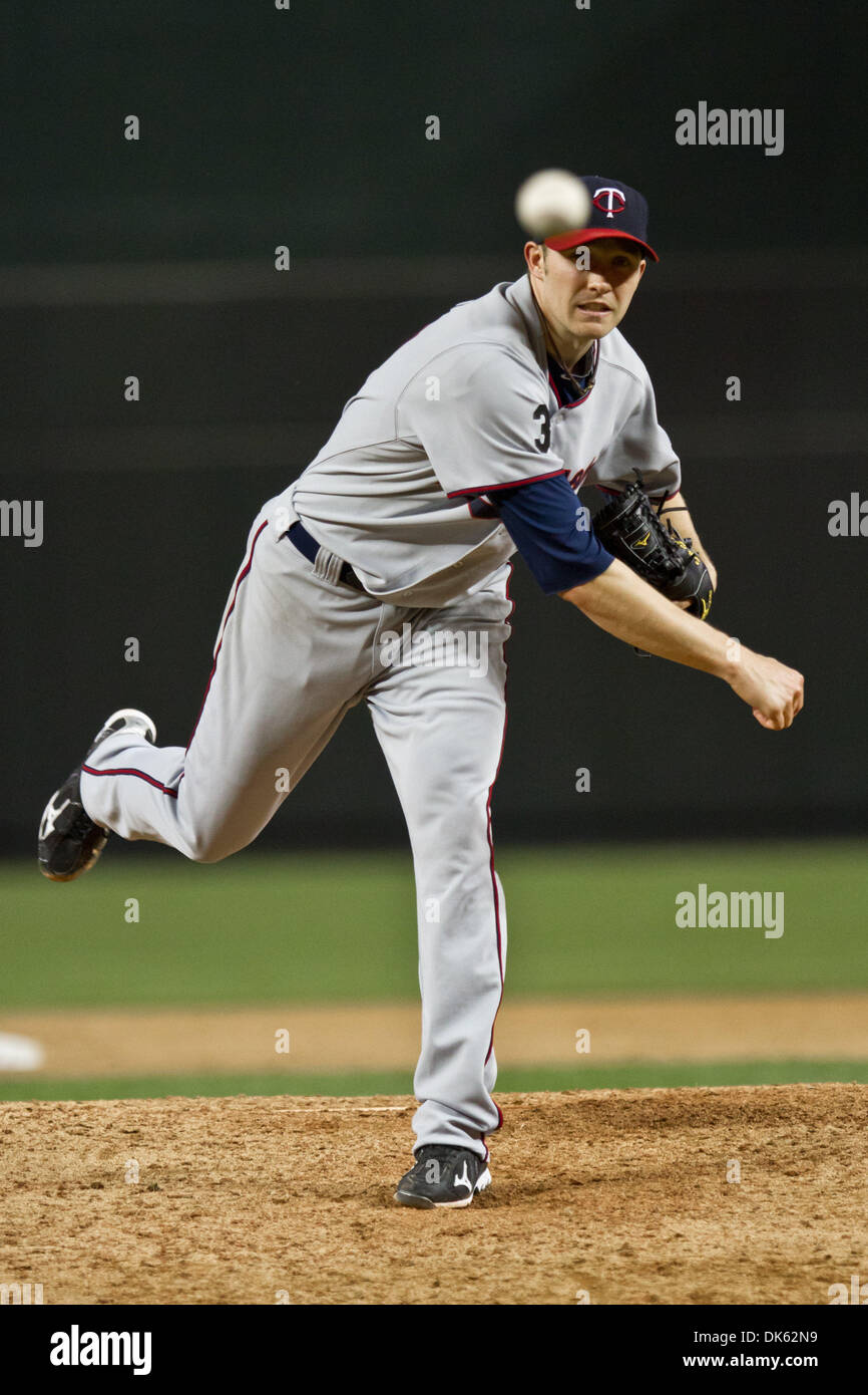 May 21, 2011 - Phoenix, Arizona, U.S - Minnesota Twins pitcher Scott ...