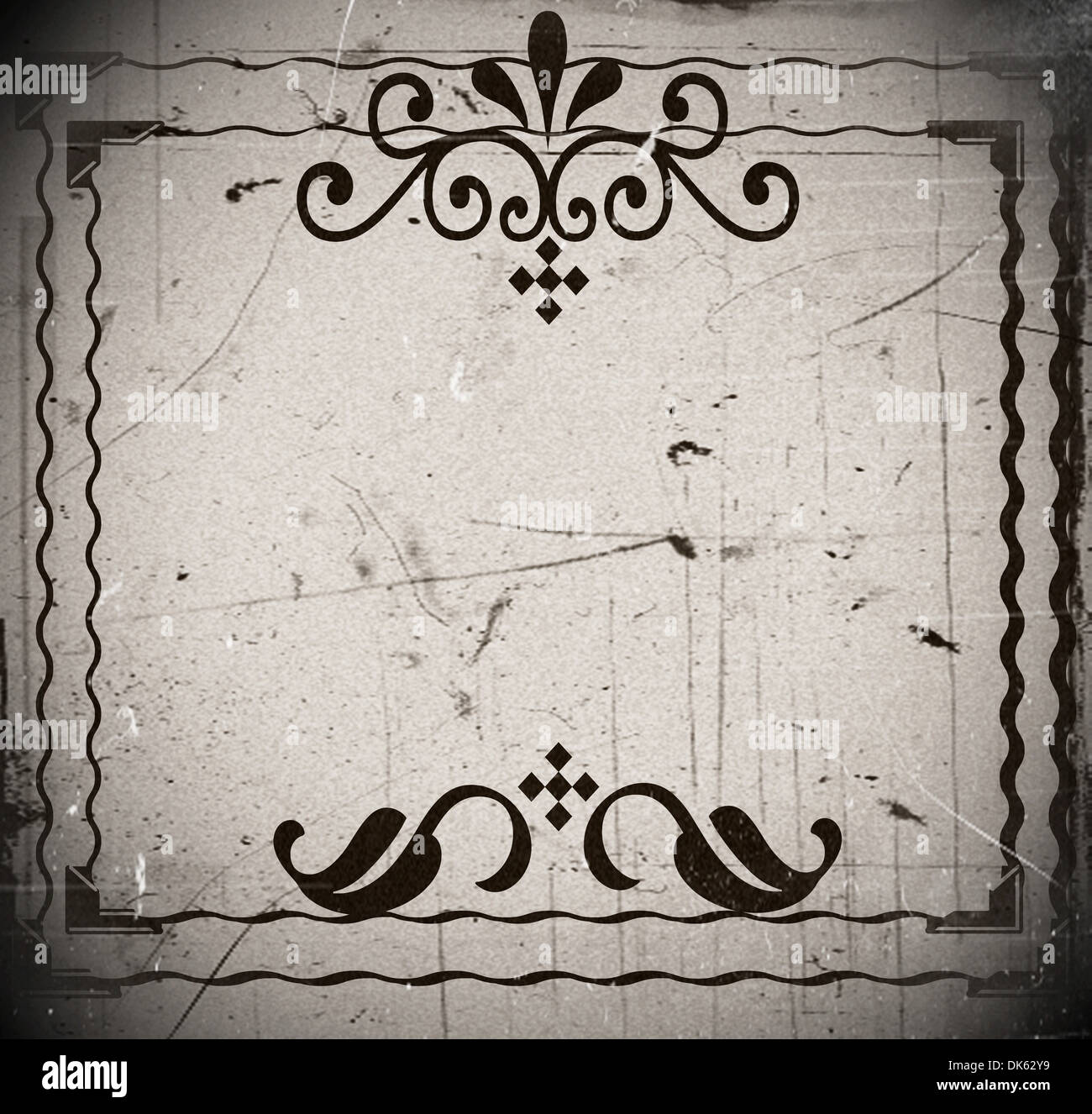 Vintage frame background design Stock Photo - Alamy
